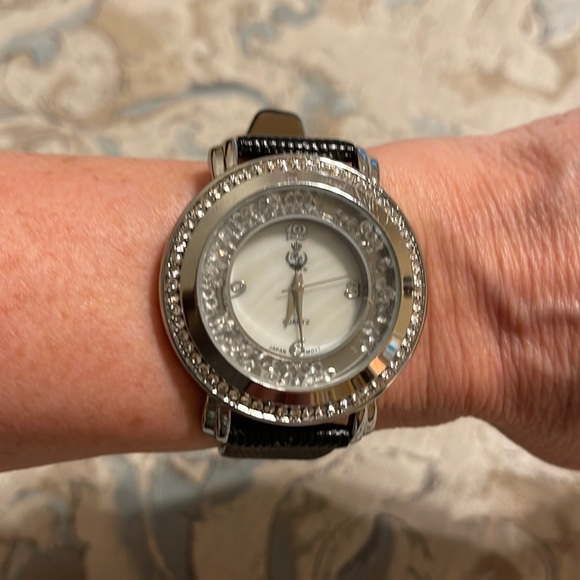 Premier Designs | Accessories | Premier Designs Watch Wblack Leather ...